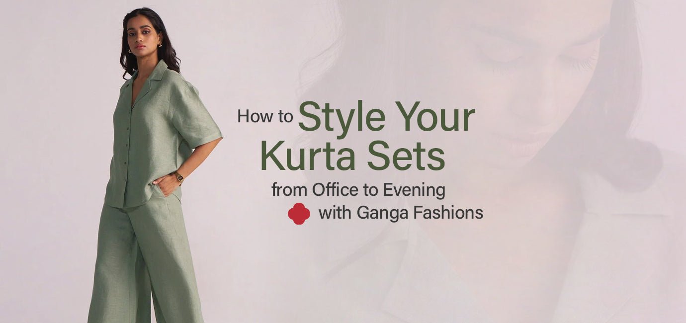How to Style Your Kurta Sets from Office to Evening with Ganga Fashions