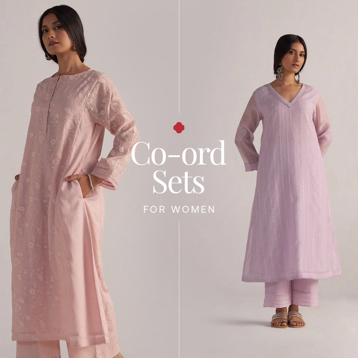 Co-ord Sets For Women | Cotton, Linen & Silk Co-ords – Ganga Fashions