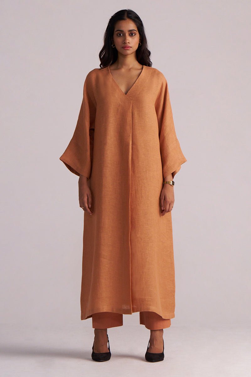 Sunburn Pure Linen Co-ord Set - Ganga Fashions